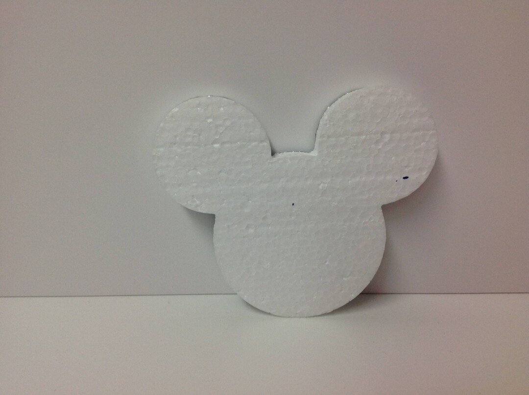 Small Mickey/ Minnie Mouse Foam Face - Etsy