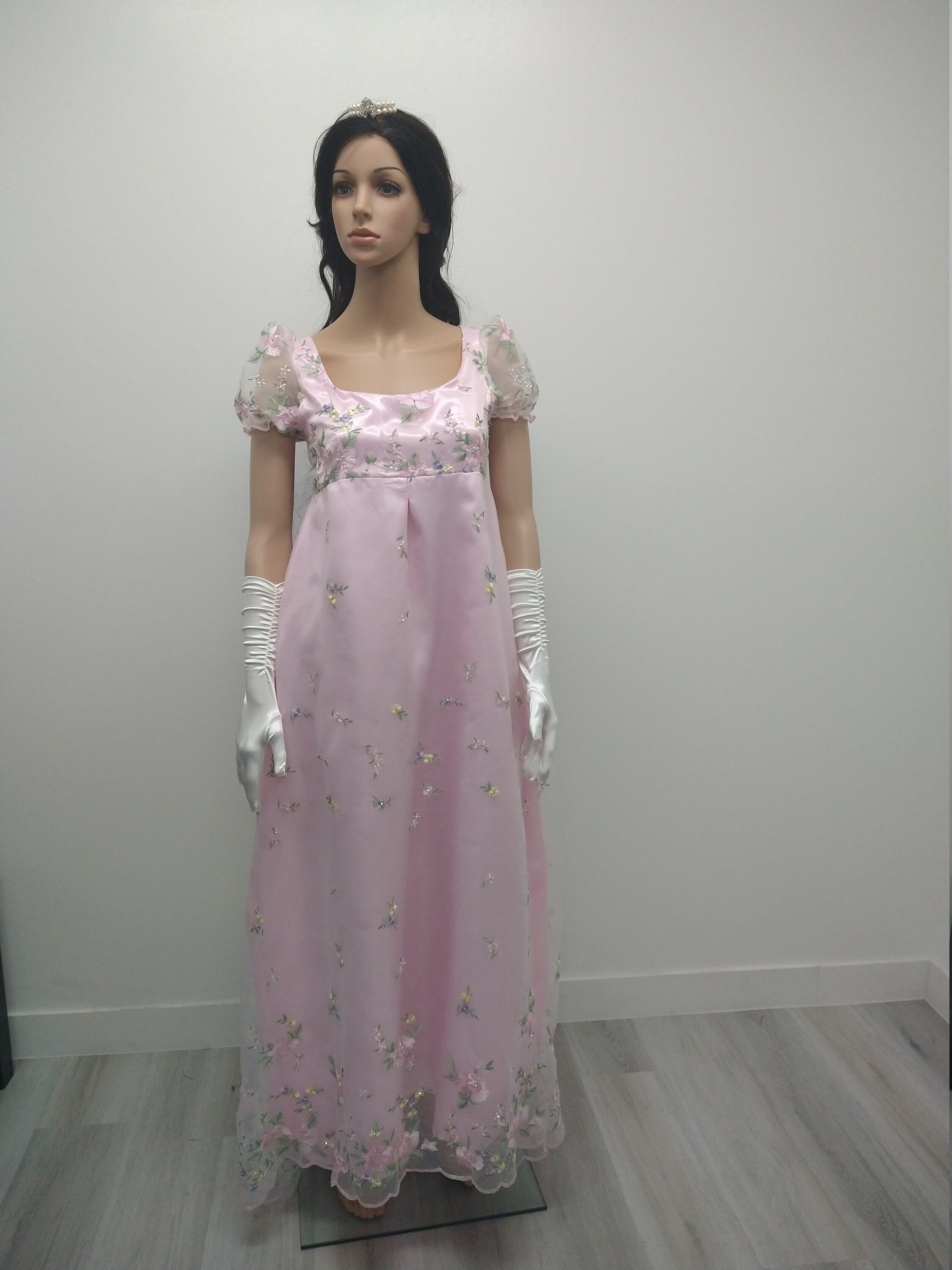 Pink Regency Era gown/dress/costume/cosplay | Etsy