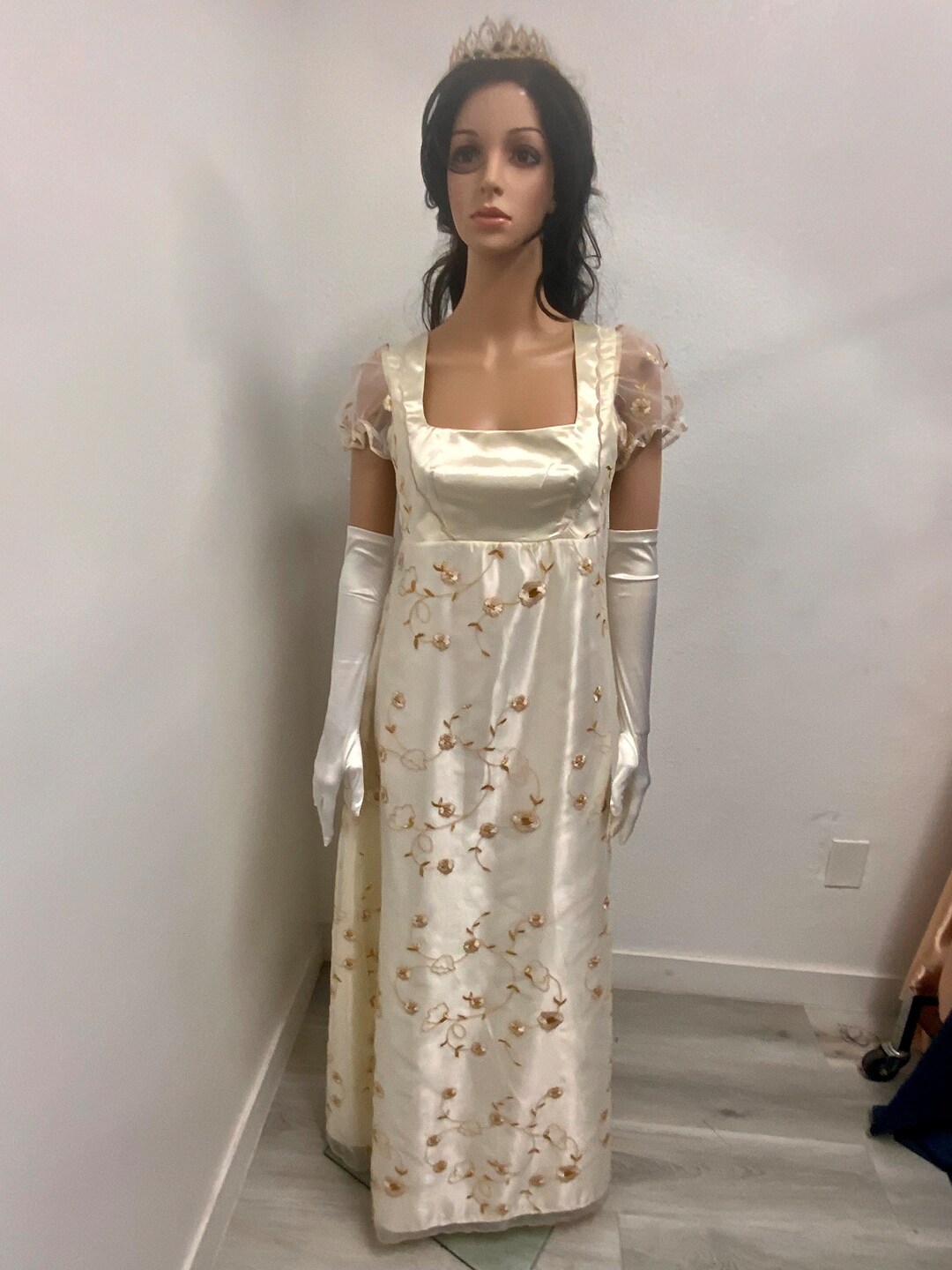 Empire Waist Regency Style Dress/costume/cosplay/bridgerton Inspired - Etsy