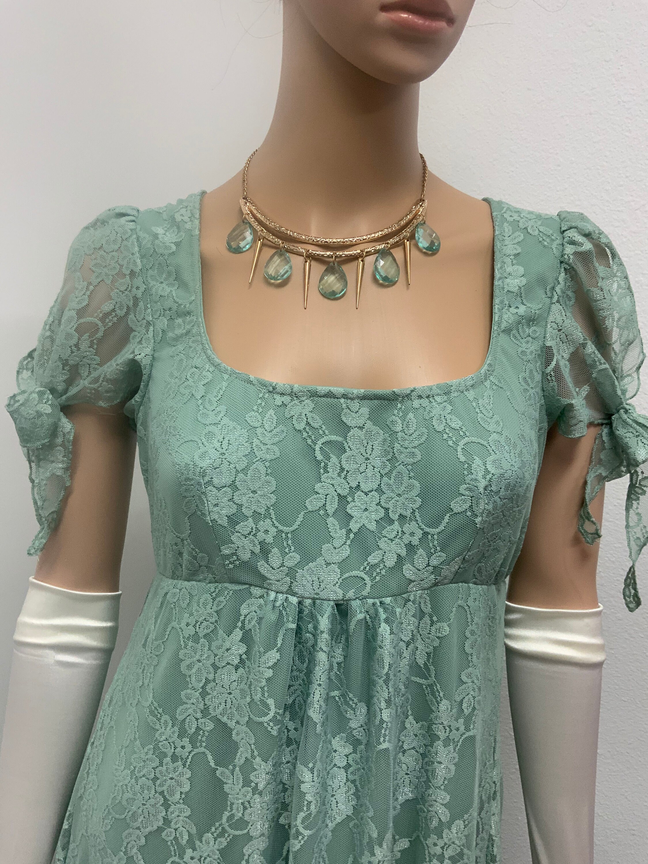 Lace Regency Era Dress/gown/costume Bridgerton Inspired - Etsy UK