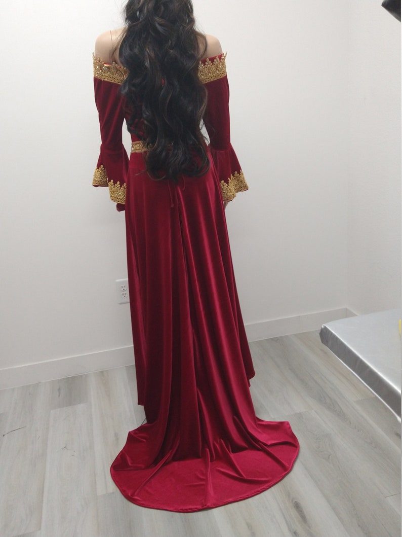 Red Medieval Queen Dress/costume/cosplay - Etsy