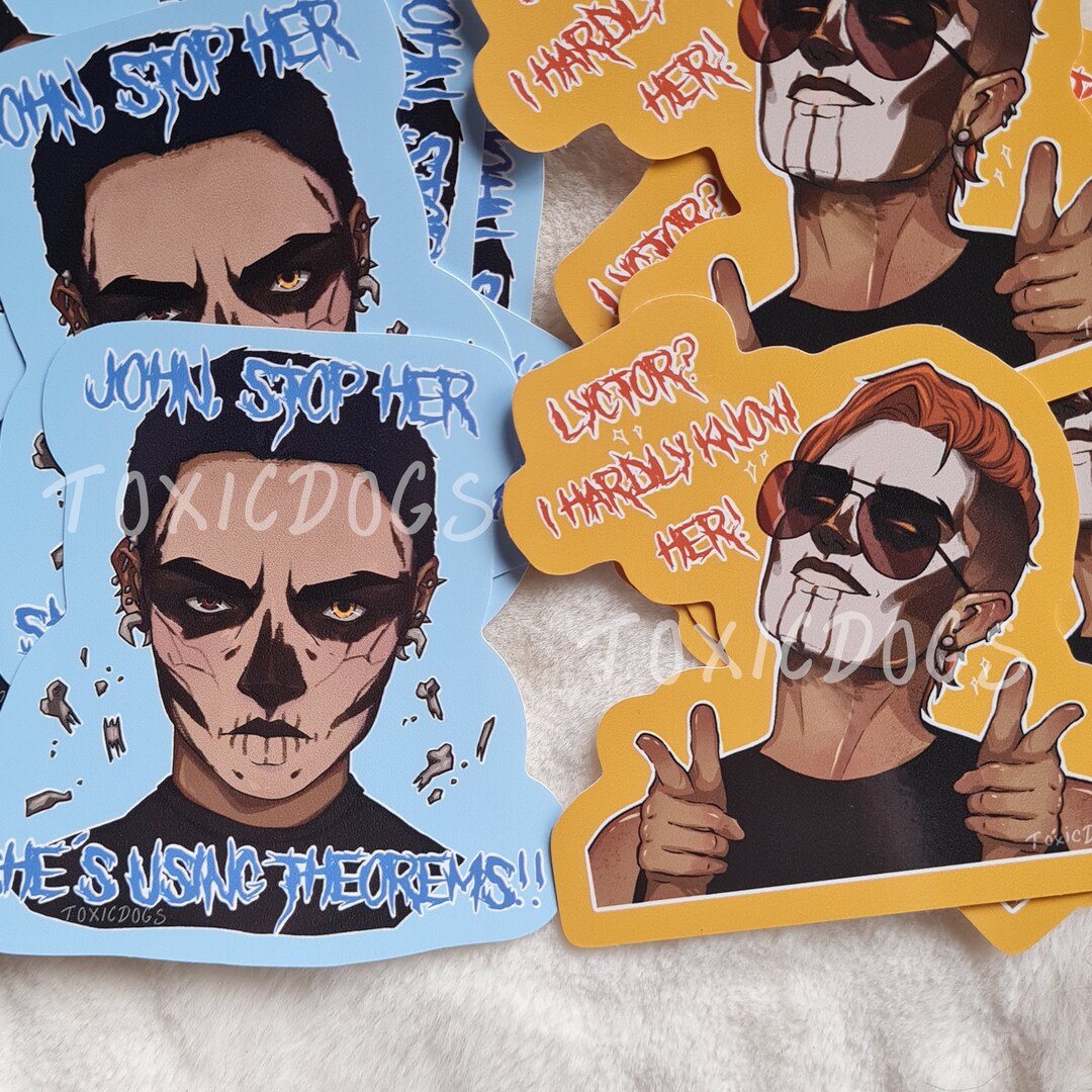 Gideon and Harrow Sticker Pack - Etsy