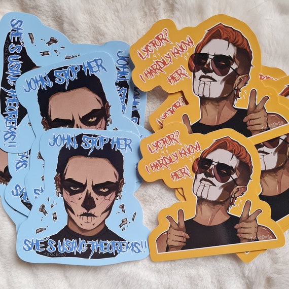 Gideon and Harrow Sticker Pack - Etsy