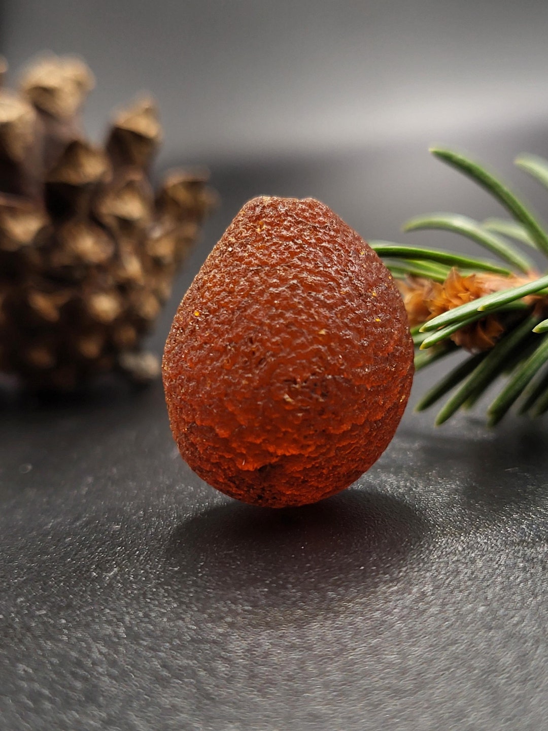 Drop Ball of Natural Amber Not Processed, Amber Drop, for Collectors, 2 ...