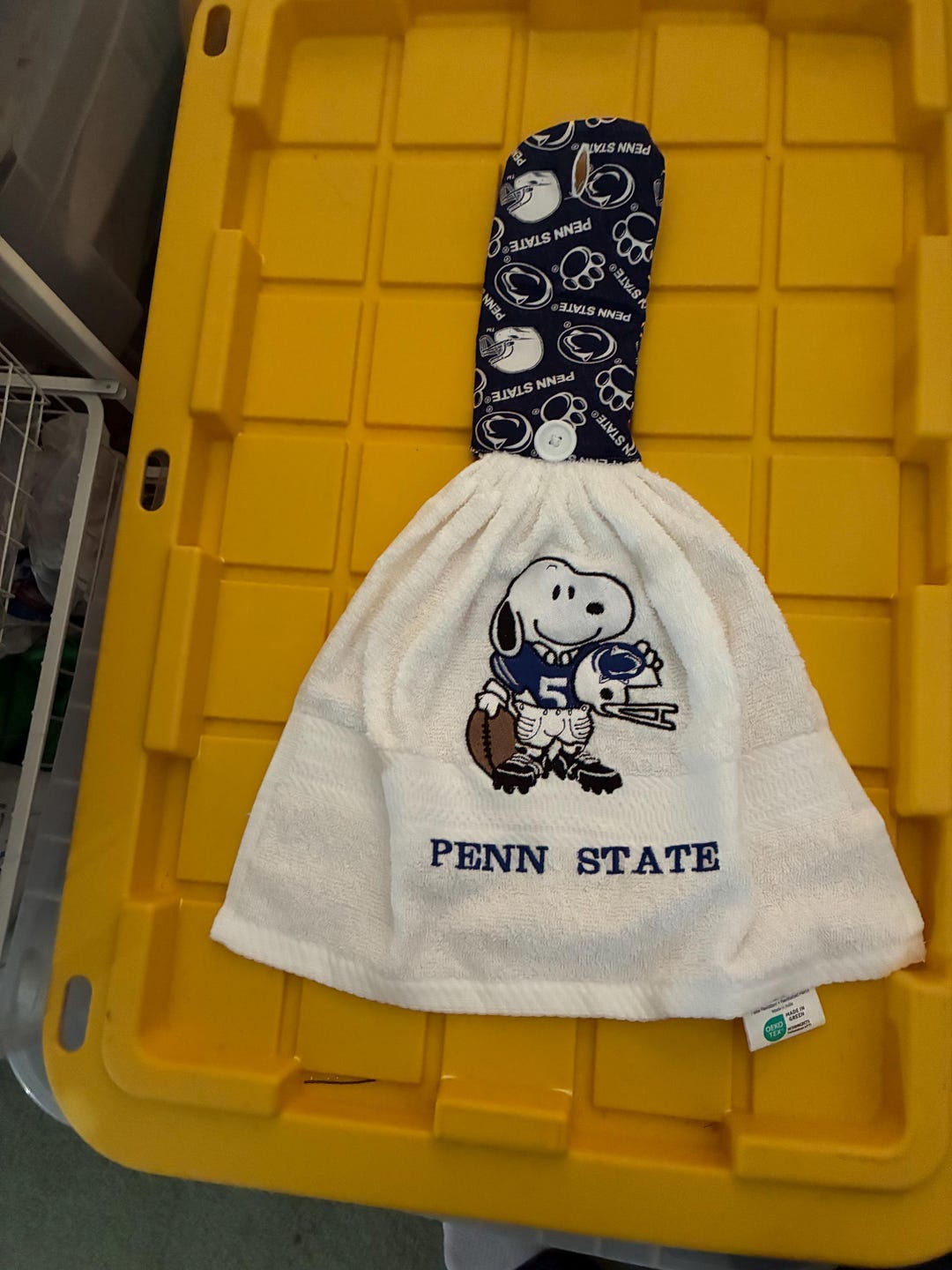 Snoopy College Hand Towel - Etsy