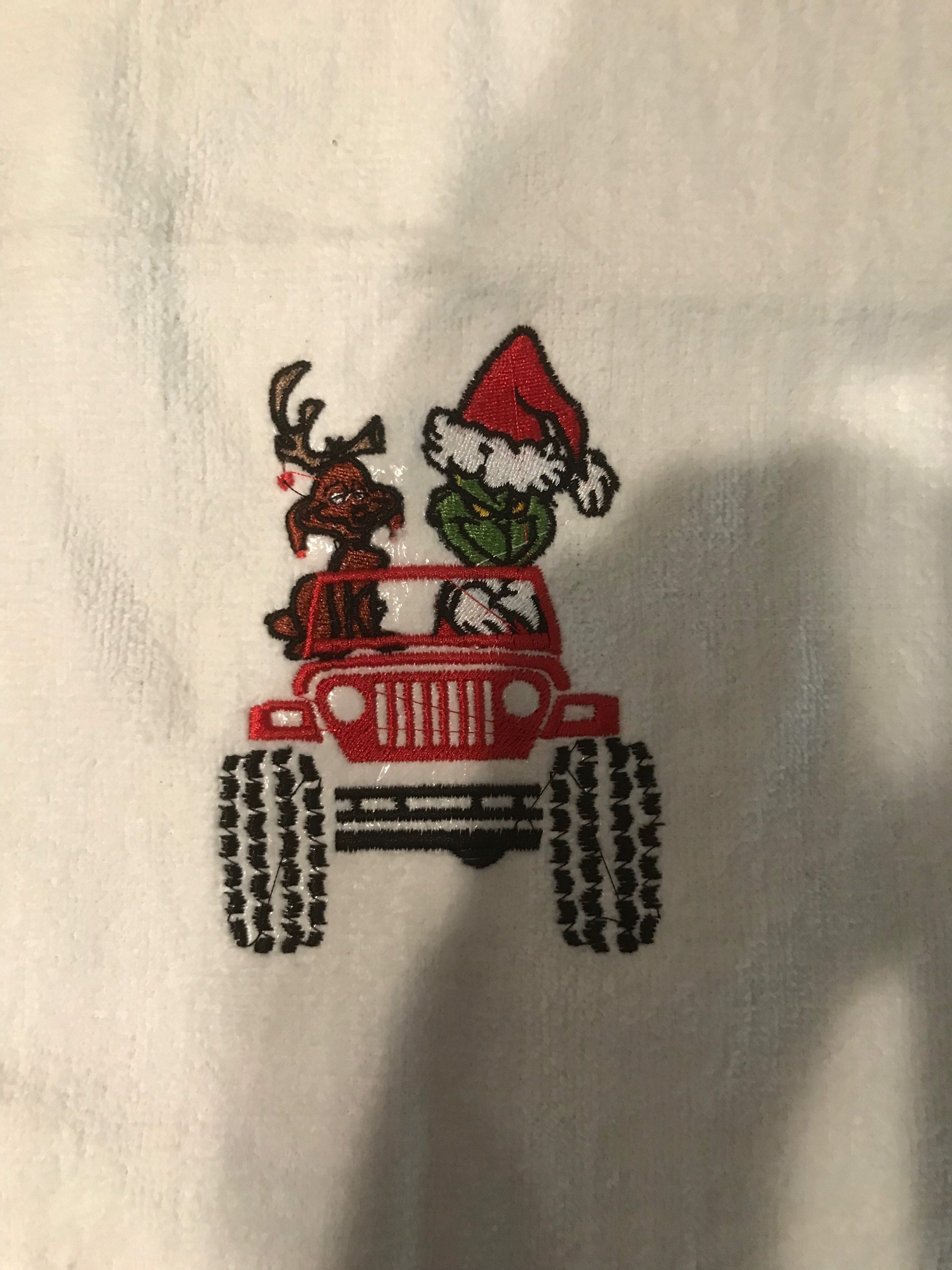 Jeep Grinch Golf/rally Towel - Etsy
