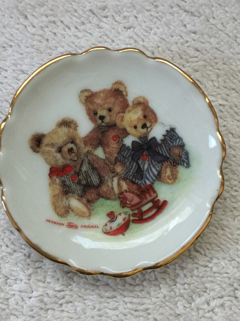 Miniature Steif Bear Picnic Basket Made by Reutter Germany - Etsy