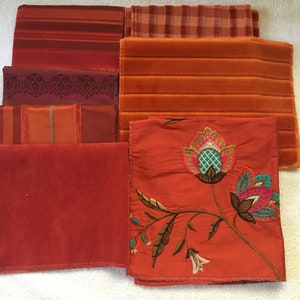 Twelve Samples of Gorgeous European Fabrics From France, and Italy. - Etsy