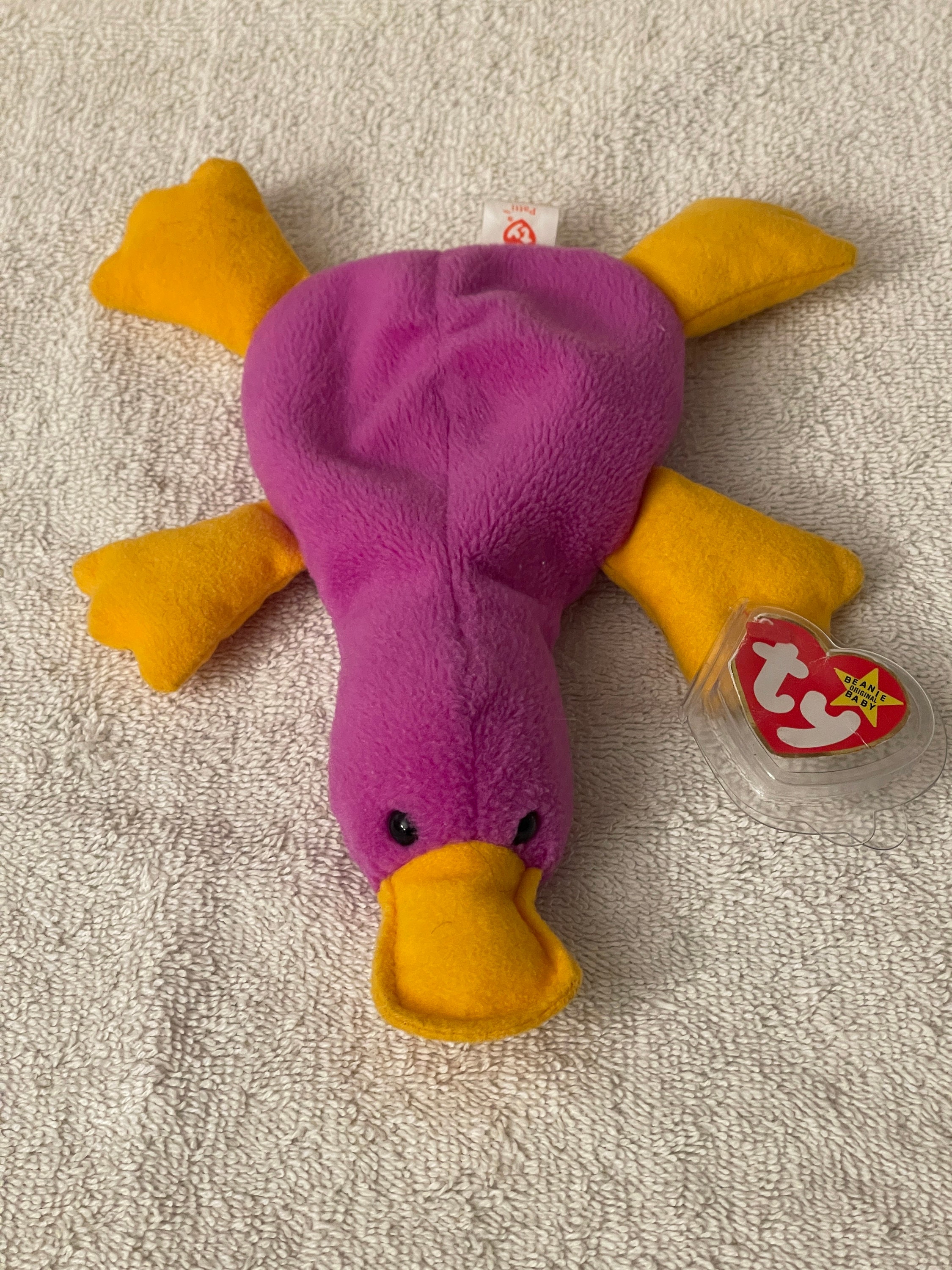 Ty Beanie Babies Patti the Platypus Plush Toy 4025 Very Rare With PVC ...