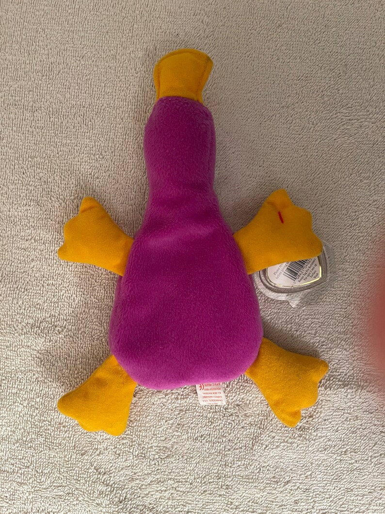 Ty Beanie Babies Patti the Platypus Plush Toy 4025 Very Rare With PVC ...