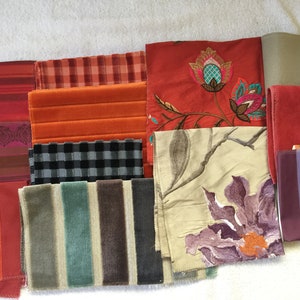 Twelve Samples of Gorgeous European Fabrics From France, and Italy. - Etsy