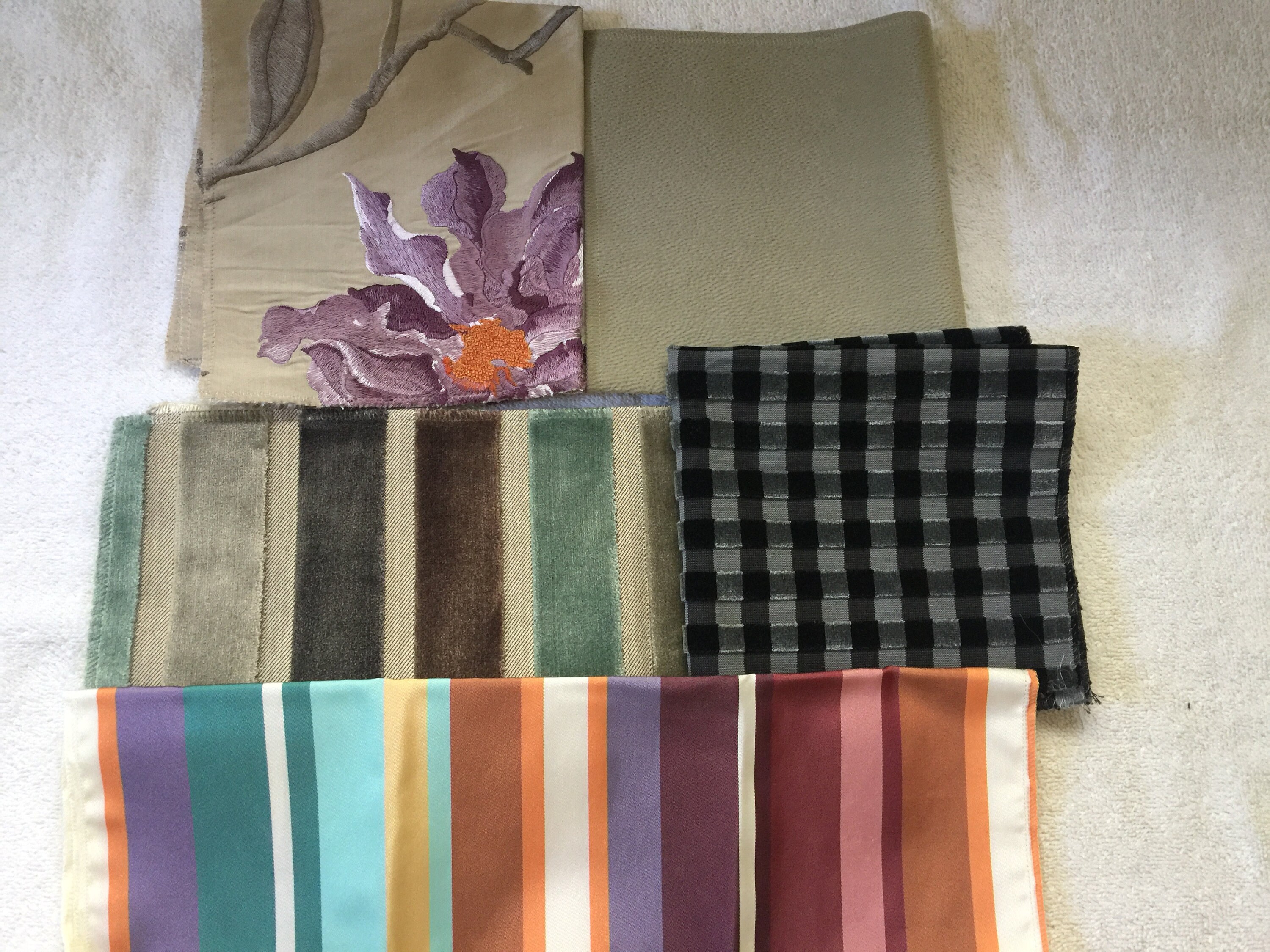 Twelve Samples of Gorgeous European Fabrics From France, and Italy. - Etsy