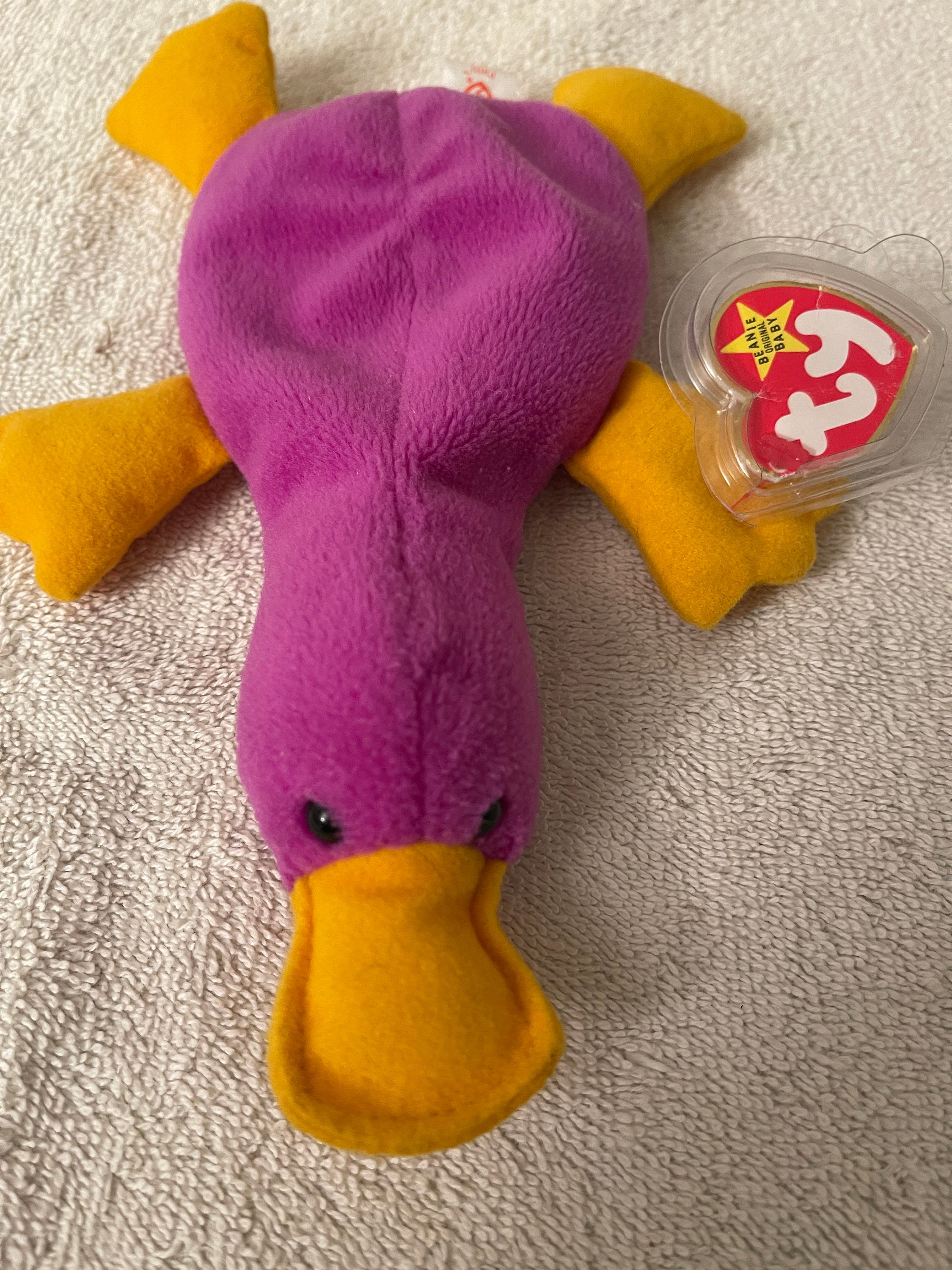 Ty Beanie Babies Patti the Platypus Plush Toy 4025 Very Rare With PVC ...