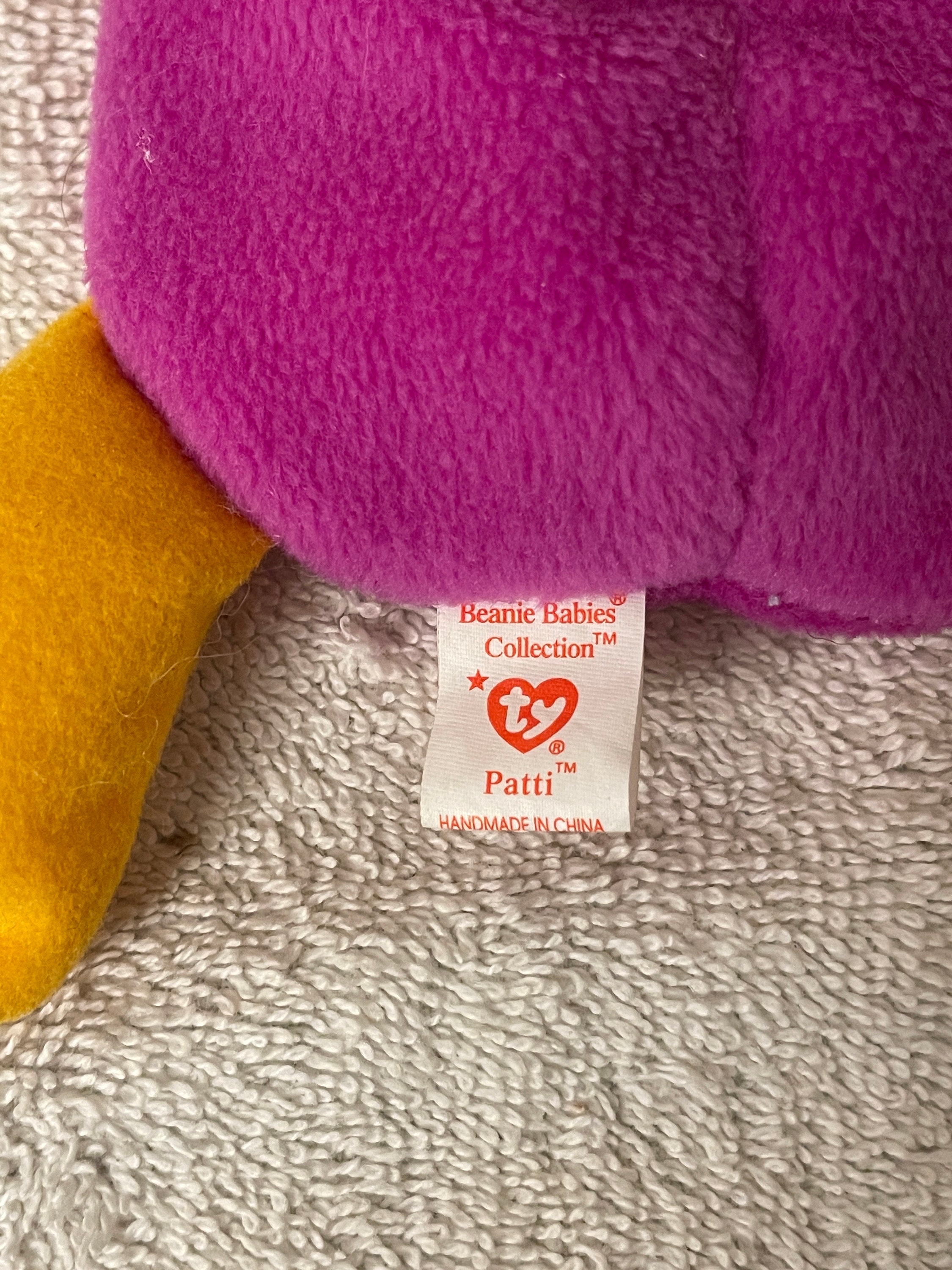 Ty Beanie Babies Patti the Platypus Plush Toy 4025 Very Rare With PVC ...