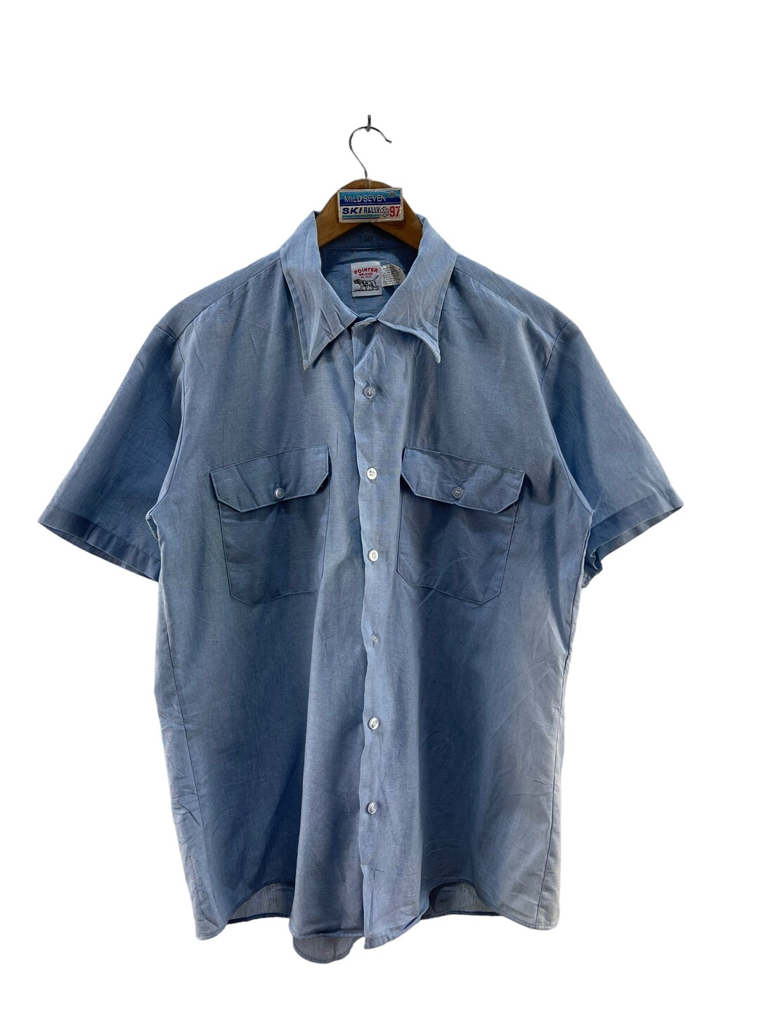 Vintage Pointer Button up Shirt - Etsy