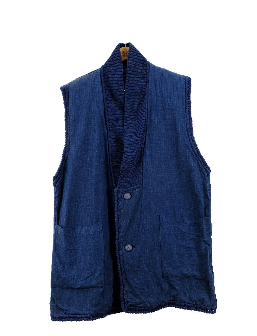 Japanese Traditional Vest Kimono - Etsy