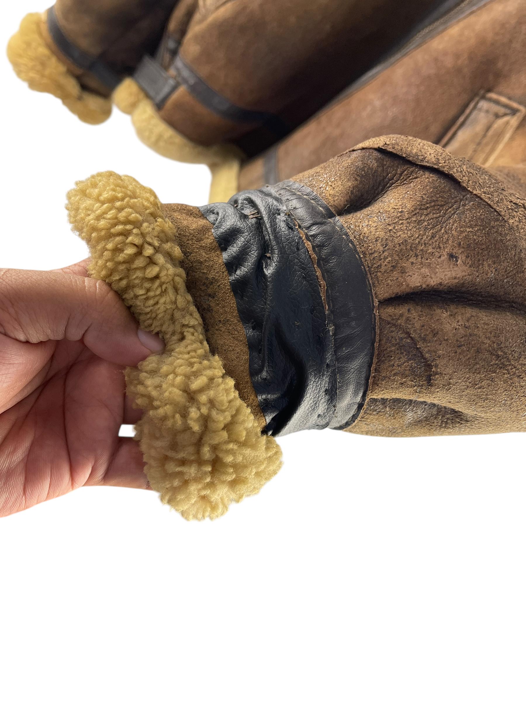 Vintage Schott B 3 Sheep Skin Leather Jacket - Etsy