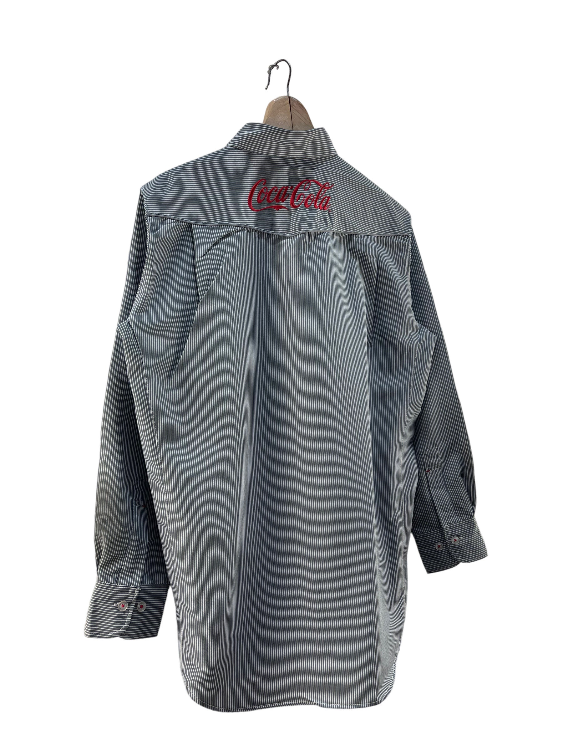 Vintage Coca Cola Uniform Worker Button Shirt - Etsy
