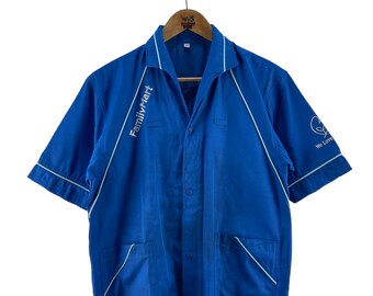 Vtg Work Lawson Japan Mart Shop Uniform Jacket Button Shirt - Etsy