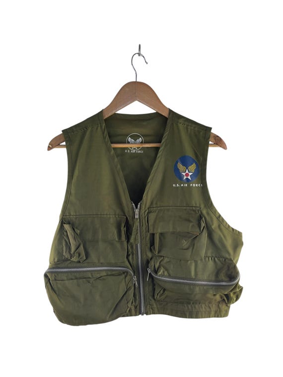 Vintage Us Air Force Military Vest - Gem