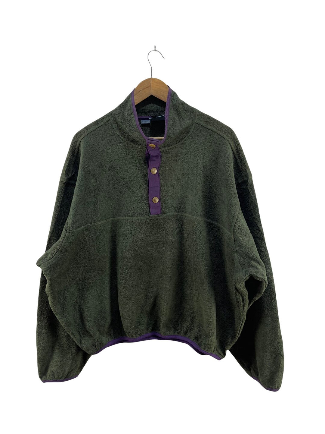 Vintage Woolrich Fleece Jacket - Etsy