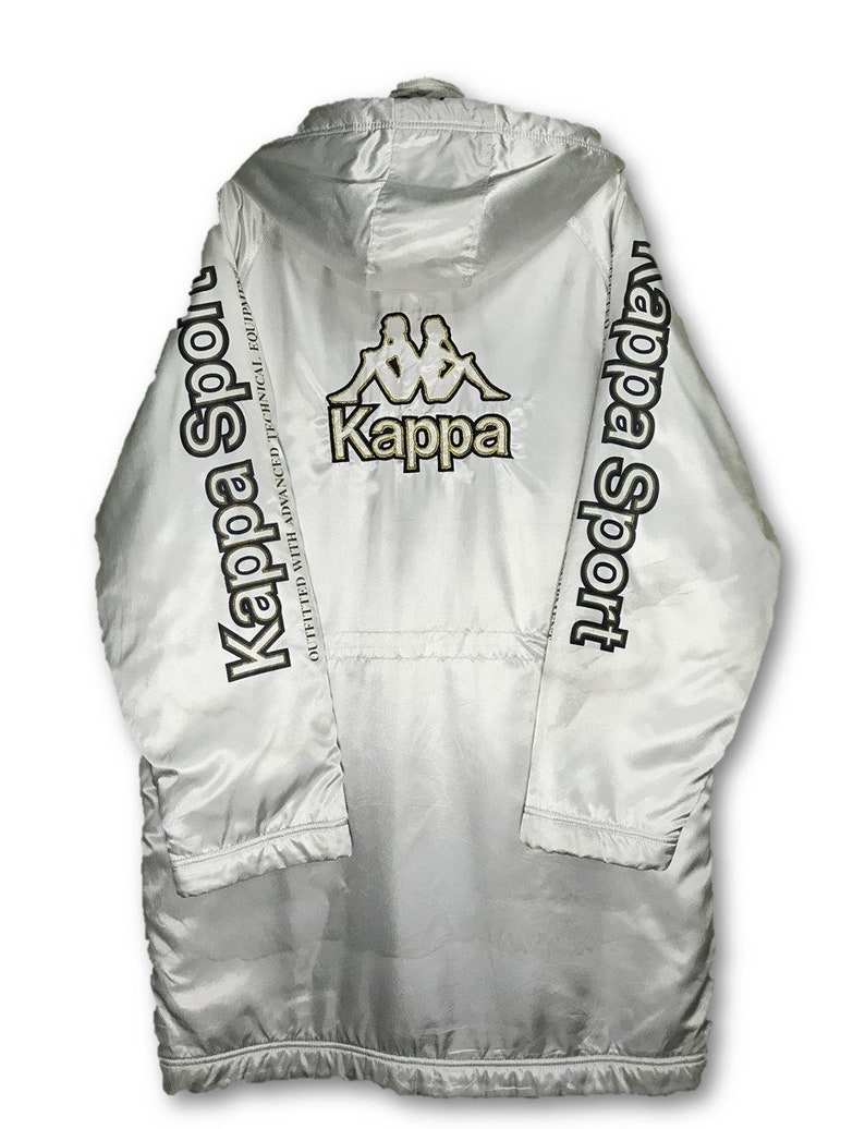 Vintage KAPPA Long Jacket Big Logo Spellout Hoodies Parka - Etsy