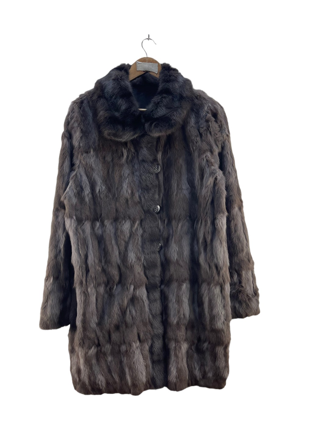 Vintage Balmain Paris Faux Fur Reversible Jacket - Etsy