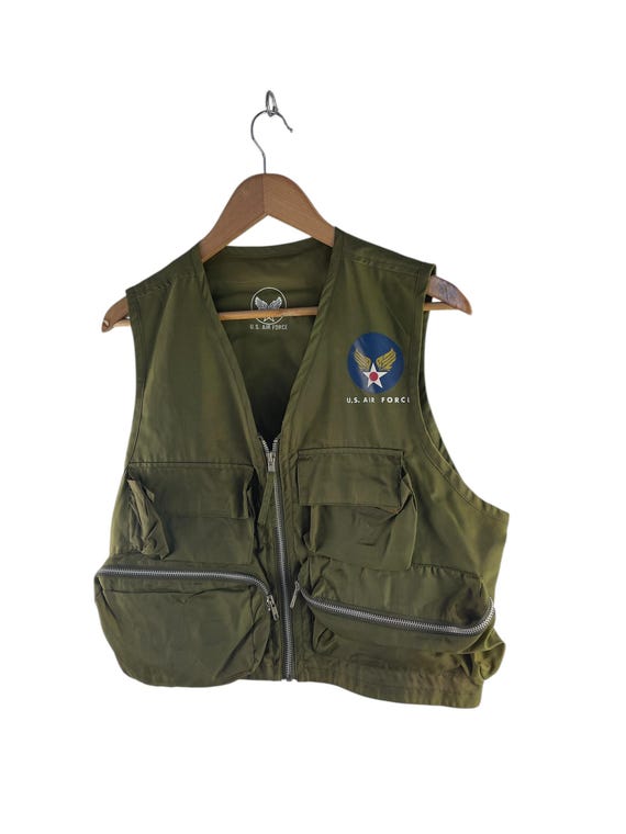 Vintage Us Air Force Military Vest - Gem