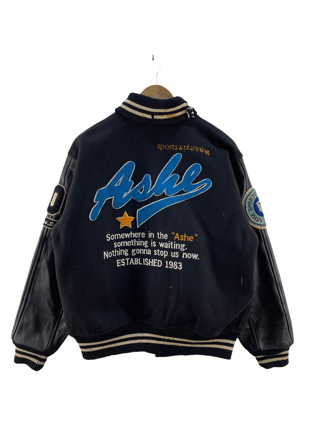 Vintage Ashe Sports and Planning Varsity Jacket - Etsy