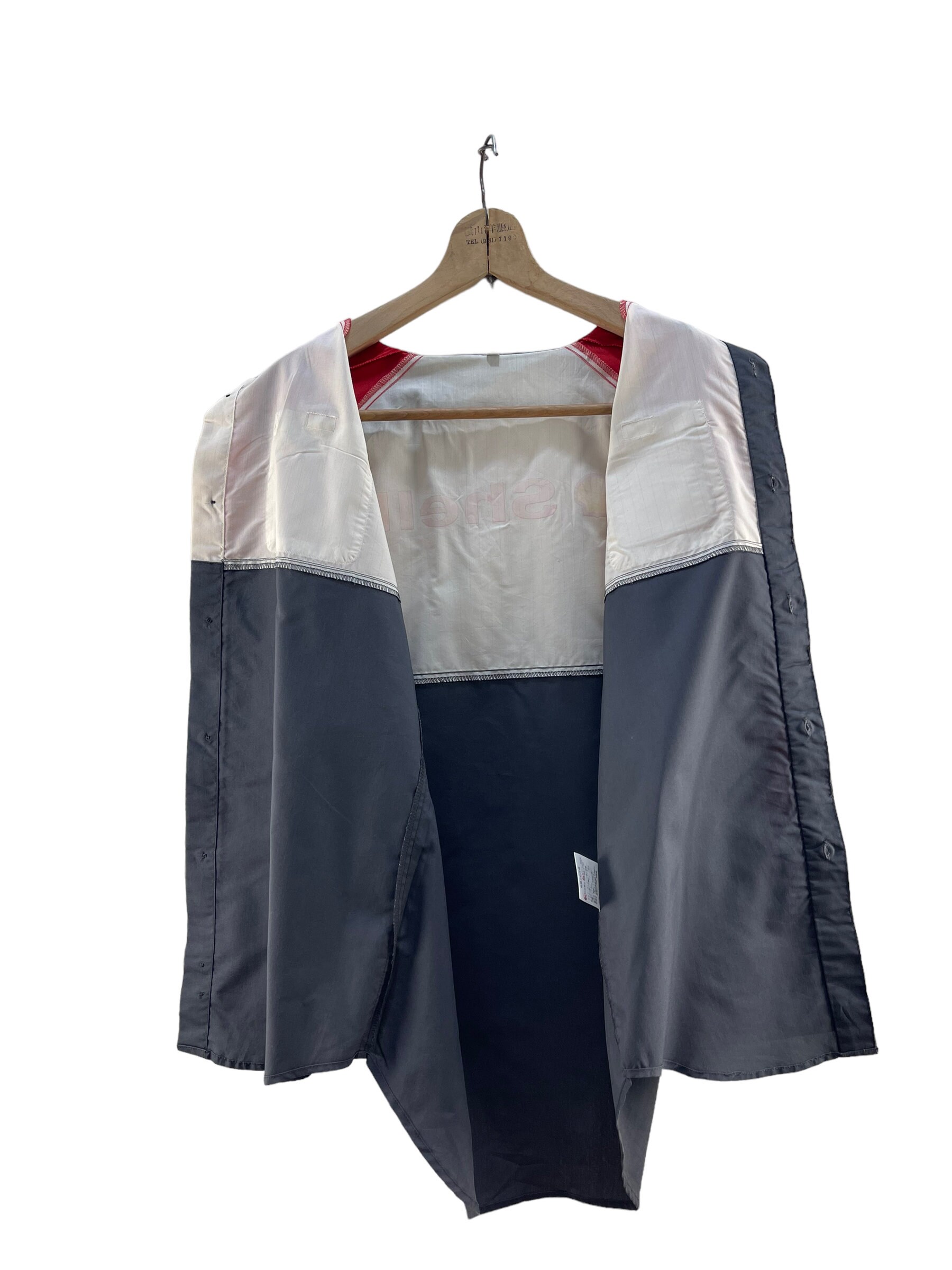 Vintage Shell Uniform Worker Button Shirt - Etsy