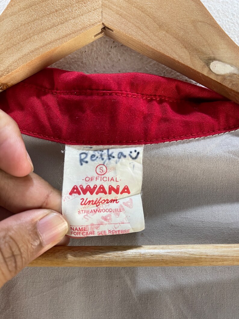 Vintage Awana Club Offially Uniform Shirt - Etsy