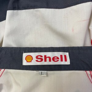 Vintage Shell Uniform Worker Button Shirt - Etsy