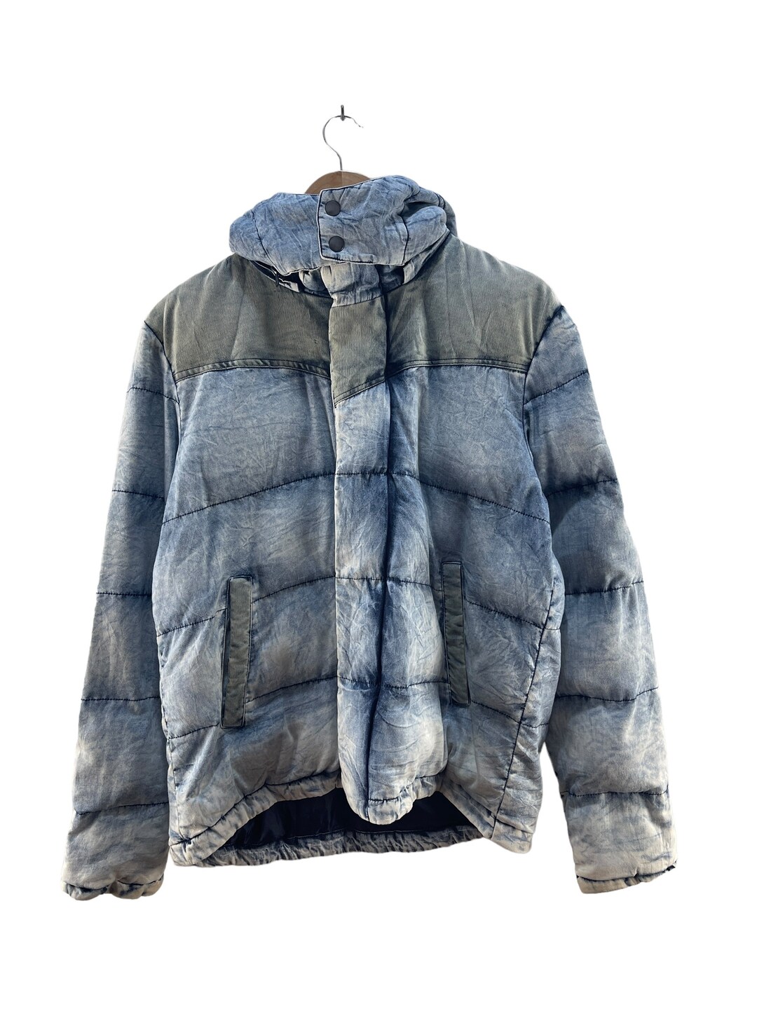 Semantic Design Puffer Down Hoodies Jacket - Etsy