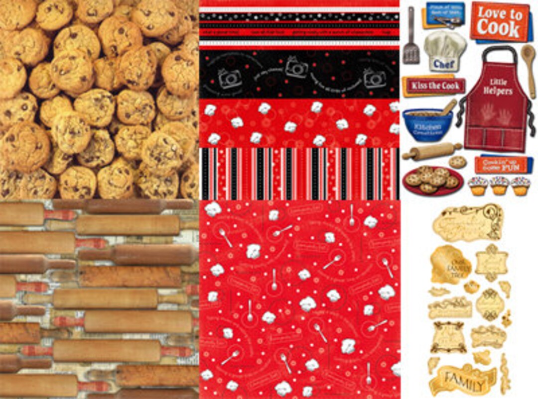 Baking Cookie Family Scrapbooking Kit # 385 Baking Scrapbooking Cookie ...
