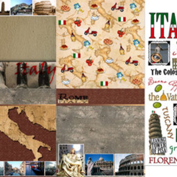 Italy Scrapbooking - Etsy