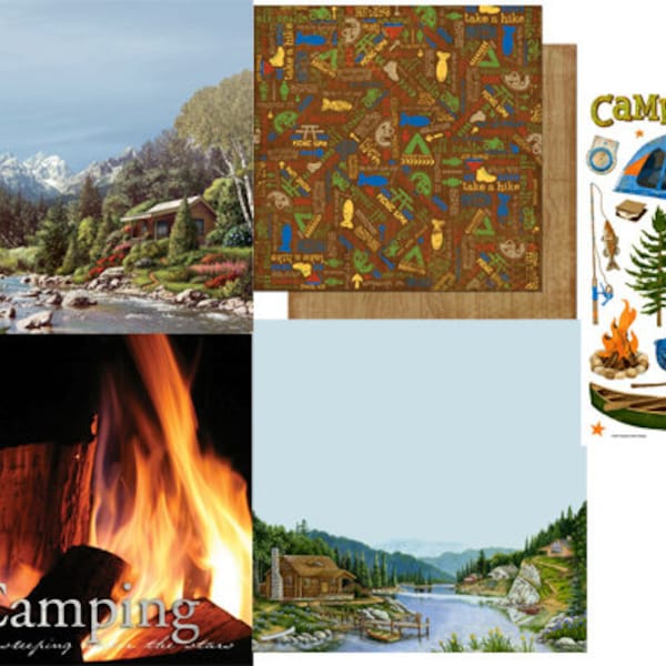 Camping Scrapbook - Etsy