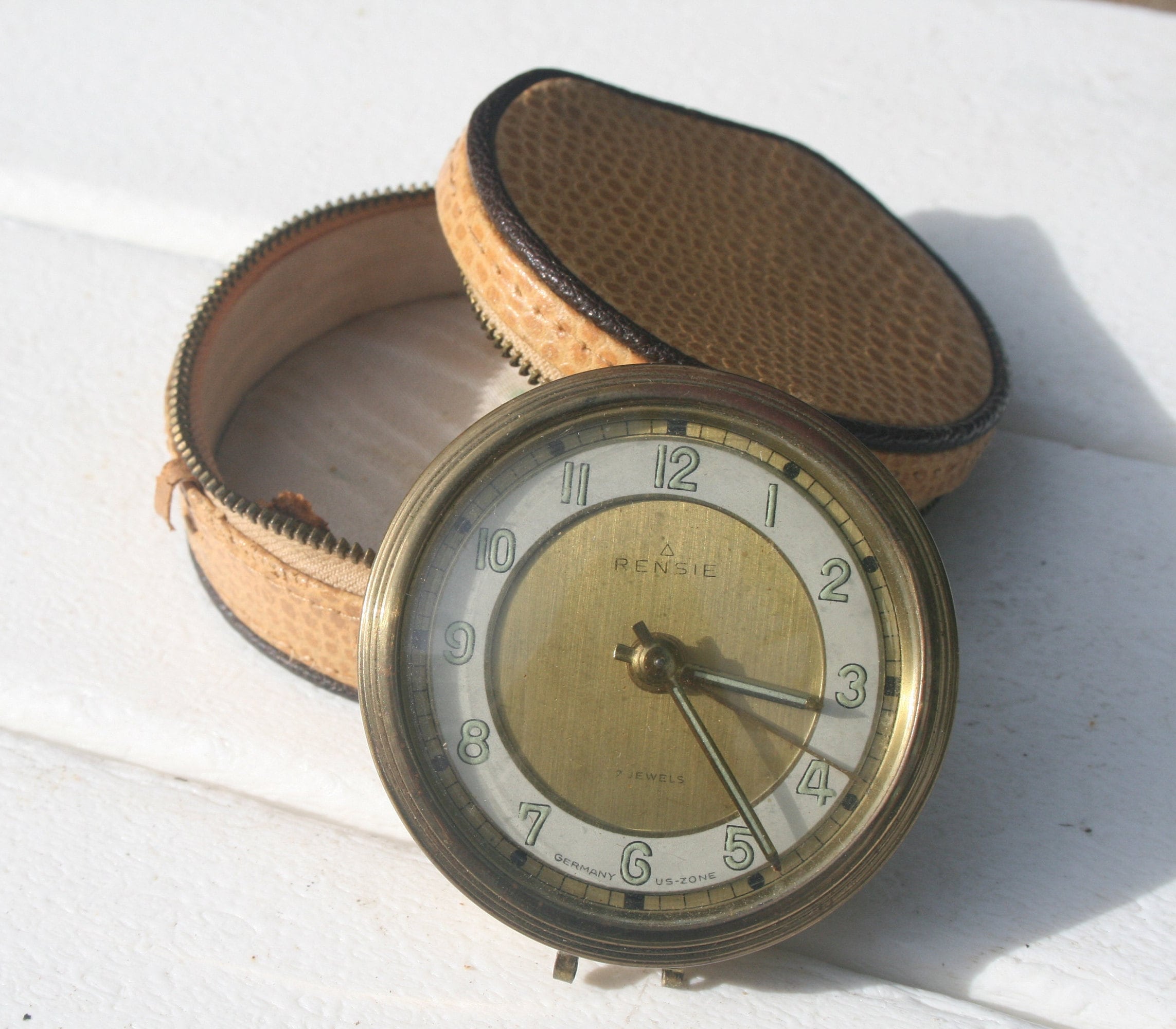 RARE German Rensie 1945 West German Travel Clock 39 - Etsy