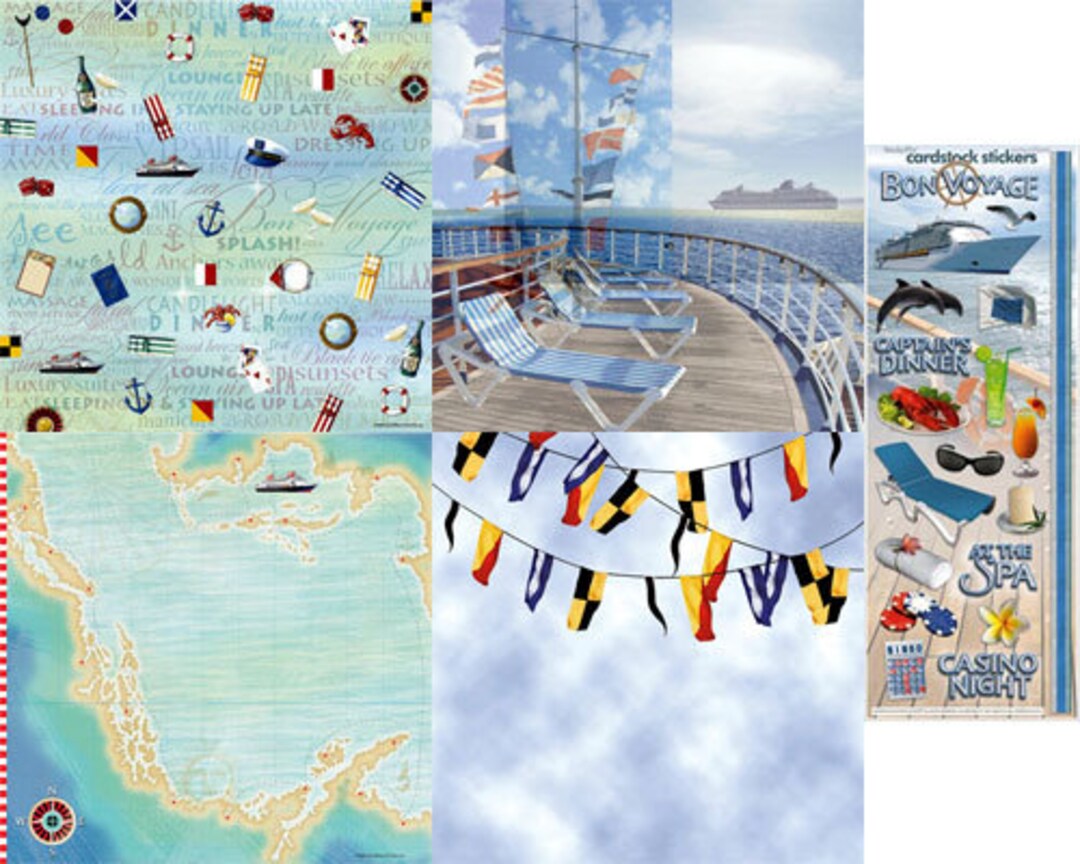 Cruise Scrapbooking Kit #473 Cruise Scrapbooking Paper & Stickers ...