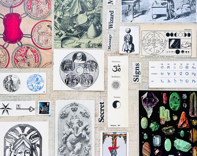 Occult Ephemera Pack - Vintage Paper Treasures for Junk Journaling ...