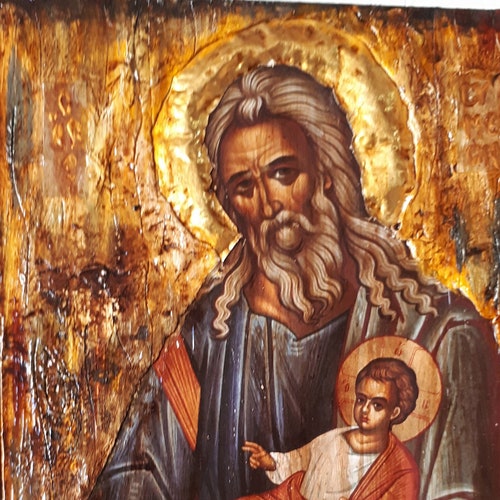 Saint St Joseph Iosif Icon-greek Russian Byzantine Orthodox | Etsy