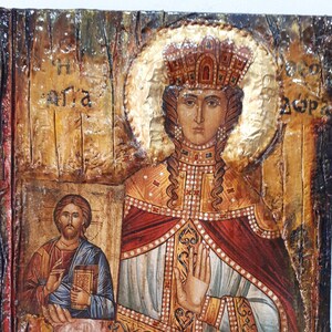 Saint St. Theodora the Empress Augusta Icon Orthodox Greek - Etsy