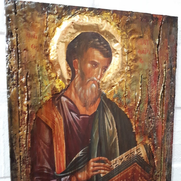 St Matthew Icon - Etsy