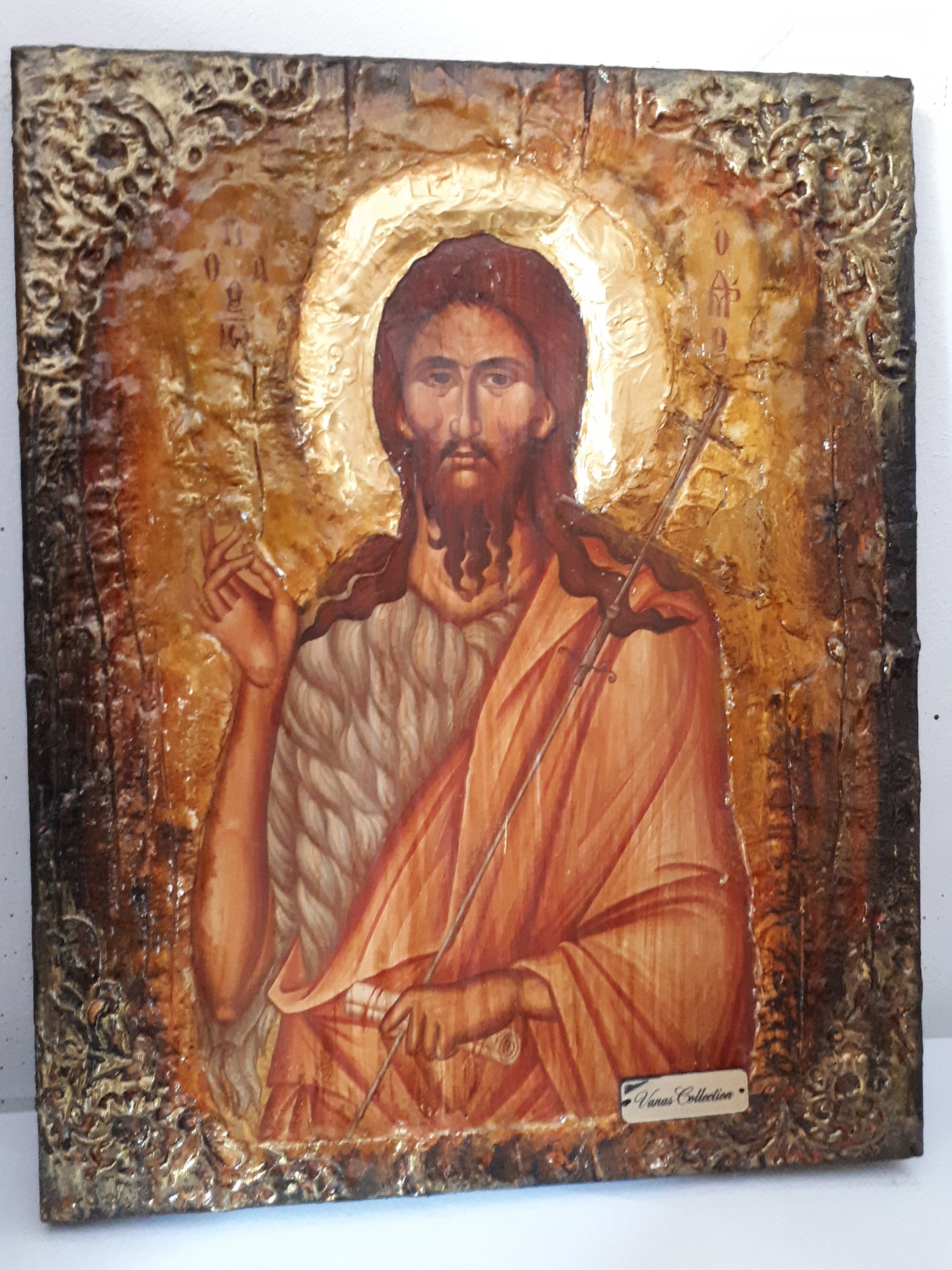 Saint St. Ioannis John Prodromos Icon Christianity Orthodox - Etsy