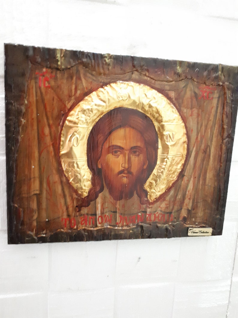 Jesus Christ Face on the Holy Scarf Mandilion-orthodox | Etsy