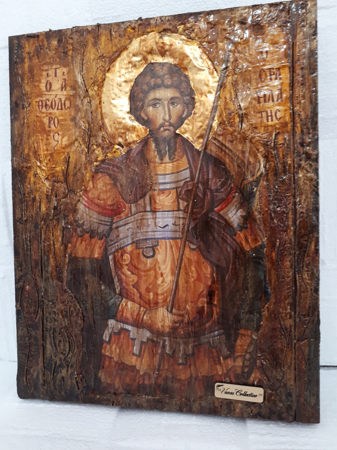 Saint Theodore Stratelates Icon-greek Orthodox Russian Byzantine ...