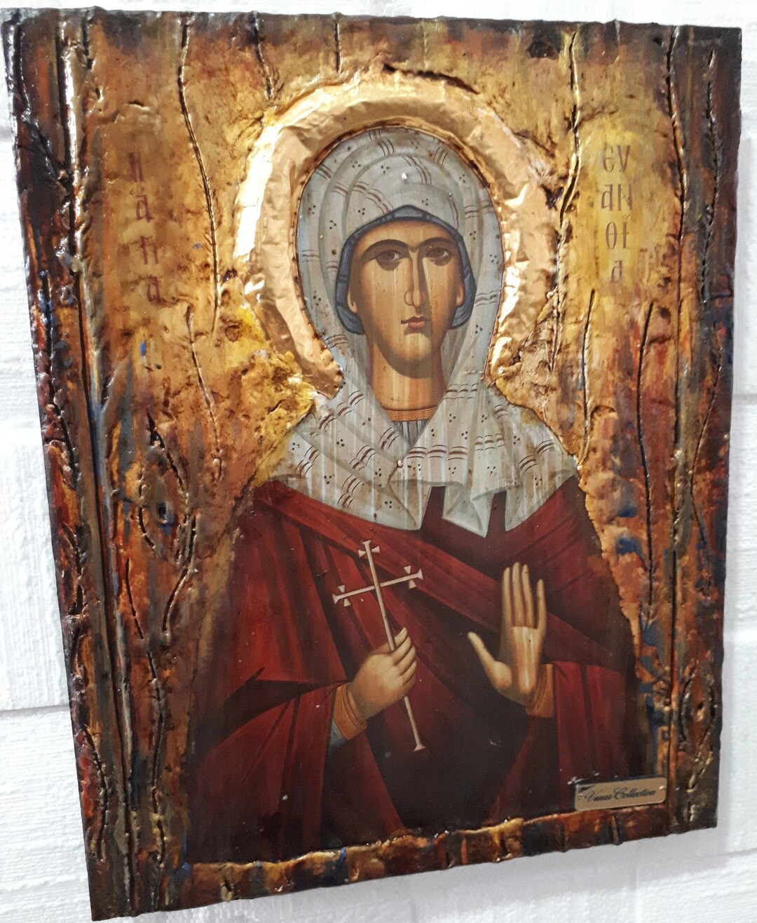 Saint Evanthia Orthodox Icon - Russian Greek Byzantine Wood Icons ...