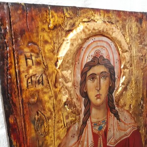 Saint Lucia Lucy Santa Lucia Rare Byzantine Greek Orthodox | Etsy