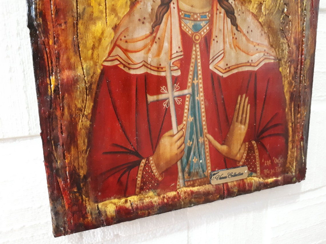 Saint Lucia Lucy Santa Lucia Rare Byzantine Greek Orthodox | Etsy