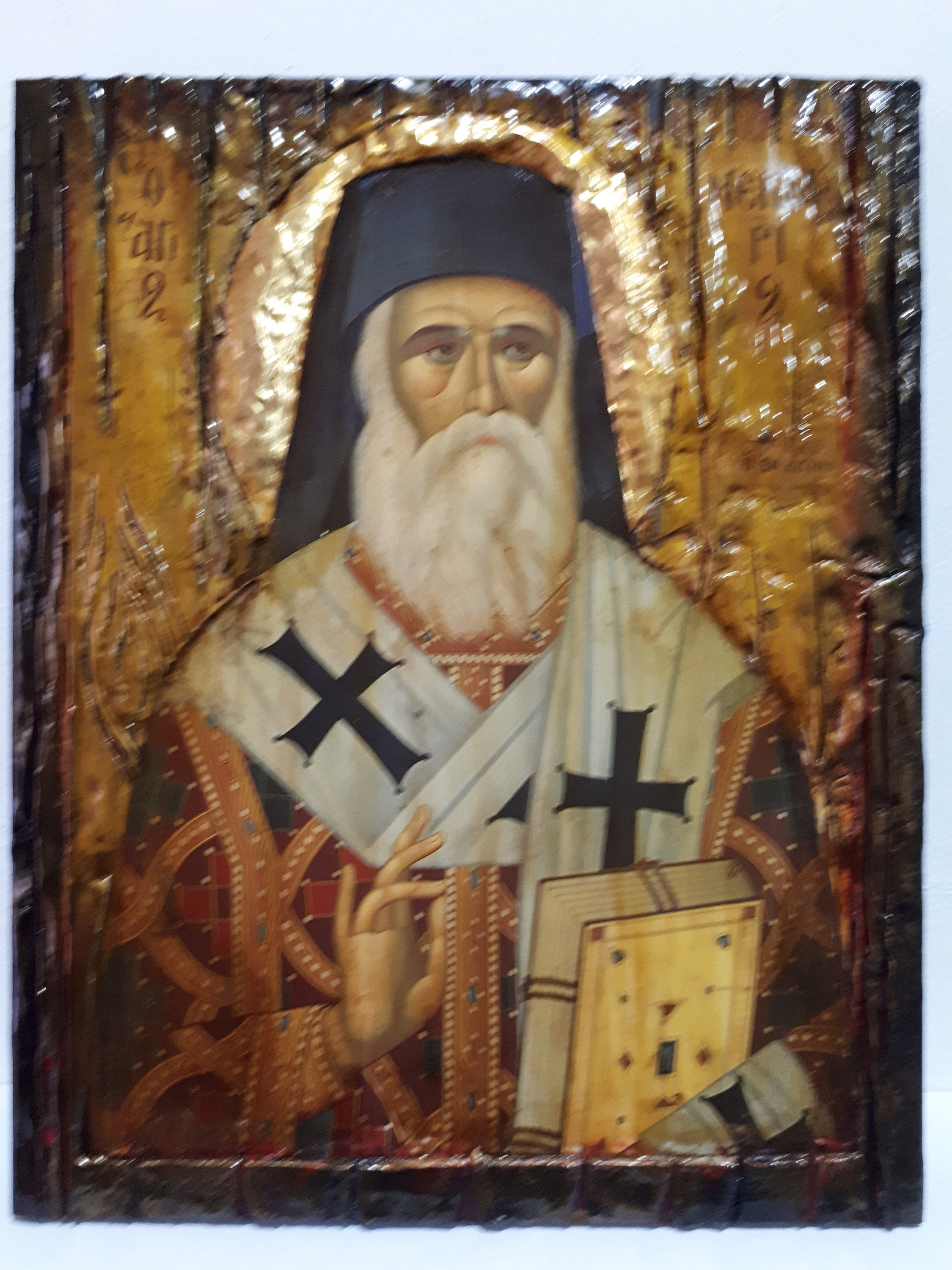 Saint St. Nectarios Nektarios of Aegina Island Orthodox - Etsy
