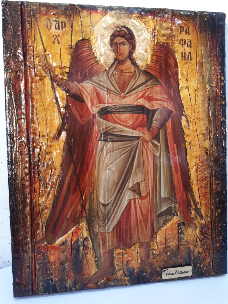 Saint St. Raphael Rafael the Archangel-Greek Orthodox | Etsy